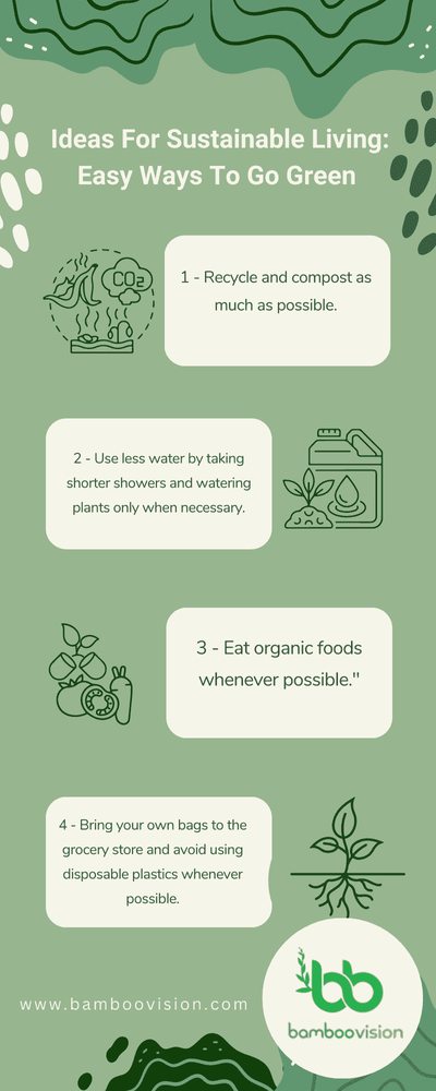 10 Ideas For Sustainable Living: Easy Ways To Go Green