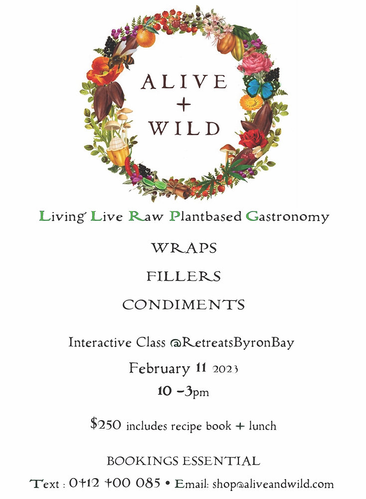 Alive + Wild's inaugural interactive class!