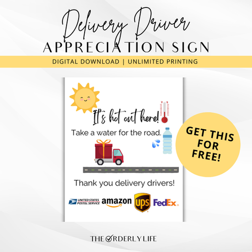 FREE Delivery Driver Appreciation Poster – Digital Download | The ...