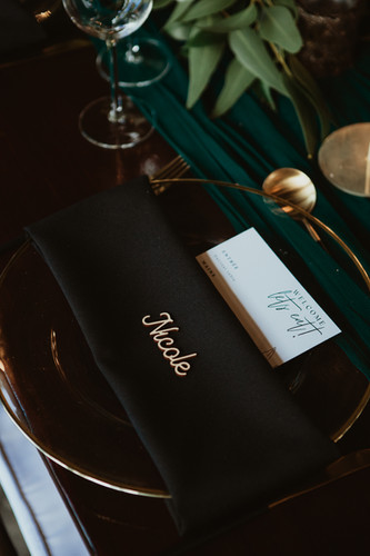 Square Menu Card | Blommekind Kuns