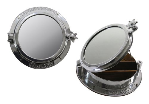 Aluminium Porthole Cabinet | Sand Cornwall