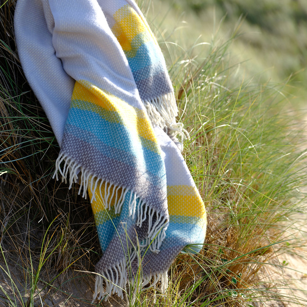 Porthmeor Beach St Ives Pure New Wool Sand Blanket | Sand Cornwall LTD