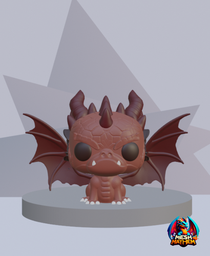 Funko Pop Style Dragon Mesh Mayhem | Mesh Mayhem