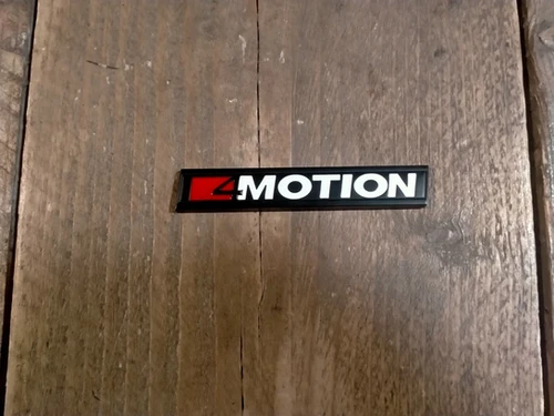 4 MOTION 3D Metal Badge Emblem Decal Sticker Black | Lloyds Auto Tech