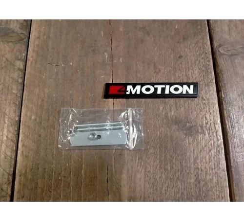 4 MOTION 3D Metal Grille Badge Emblem Decal Black | Lloyds Auto Tech