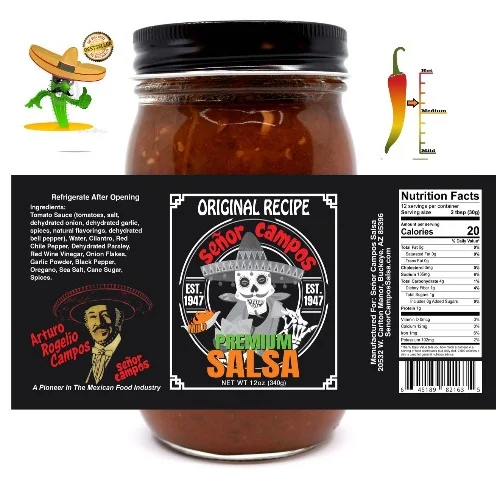 Senor Campos Salsa | Best tasting salsa