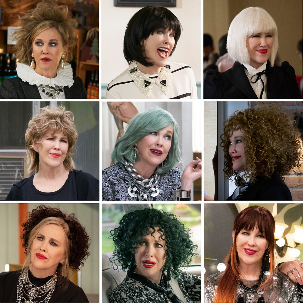 Moira Rose moved to Schitt's Creek, she took her wigs.