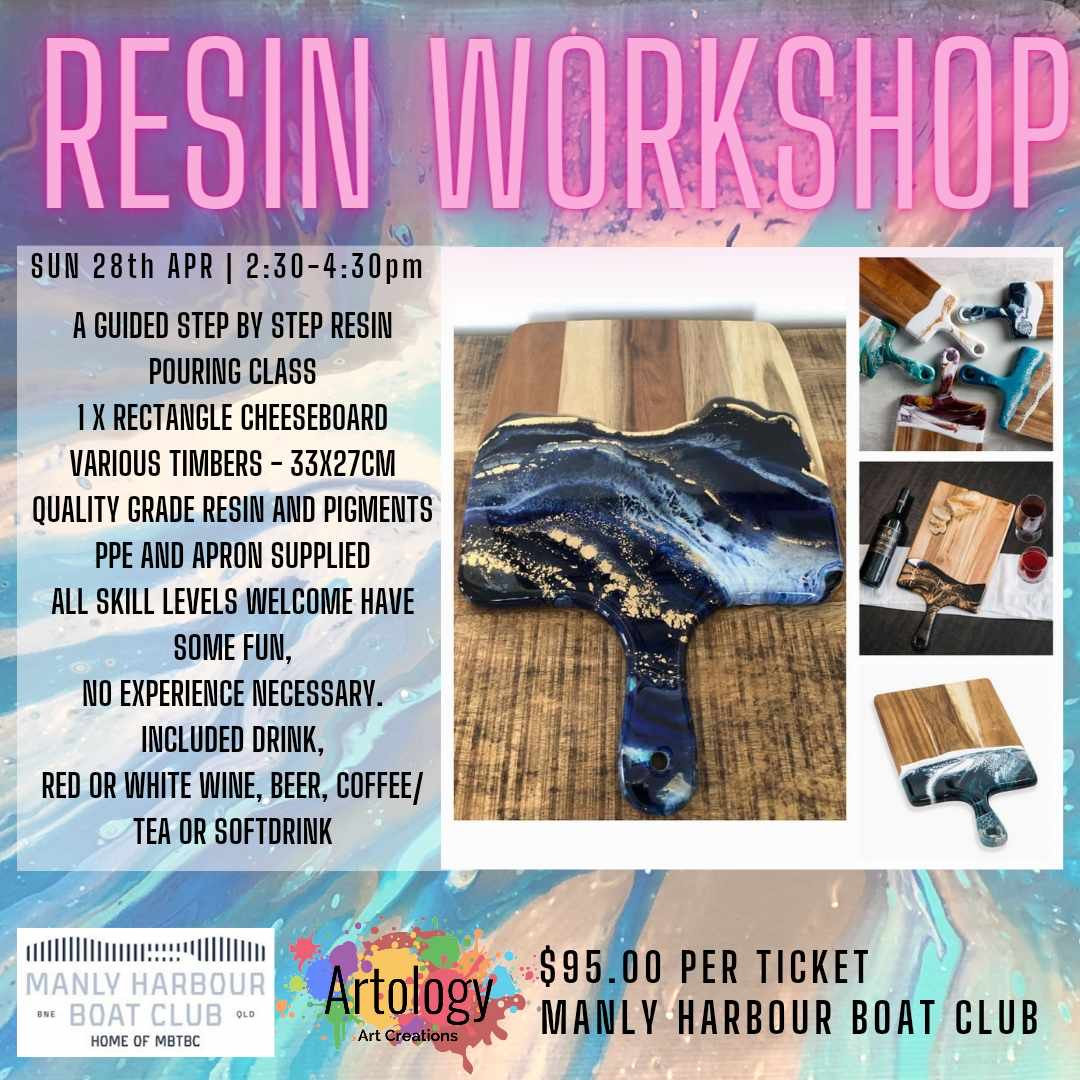 POUR N SIP - RESIN WORKSHOP | Artology Art