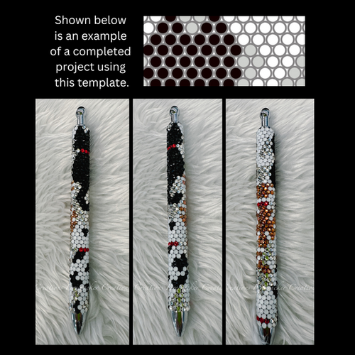 SS10 Rhinestone Pen Template - Cats | FirecrackerCreations