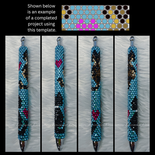 SS10 Rhinestone Pen Template - Linda's Loves | FirecrackerCreations