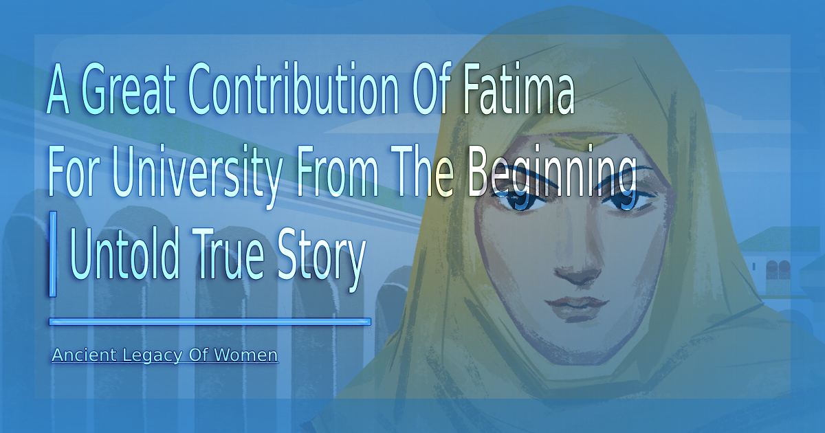 A Great Contribution Of Fatima Al-Fihri | Untold True Story