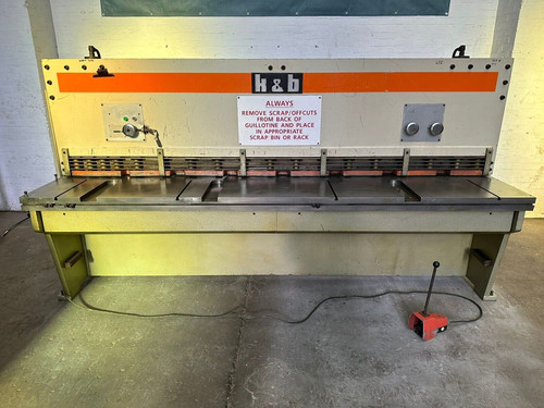 K B 6mm Hydraulic Sheet Metal Guillotine Quinn Bros K B 6mm Hydraulic Sheet Metal Guillotine Quinn Bros