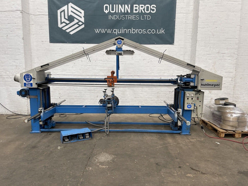 Kuhlmeyer Model ZBS 2 Twin Long Belt Grinding Machine | Quinn Bros