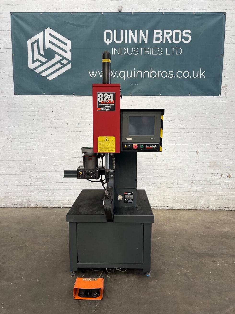 Haeger 824 WT—2H Windows Touch Insertion Press | Quinn Bros