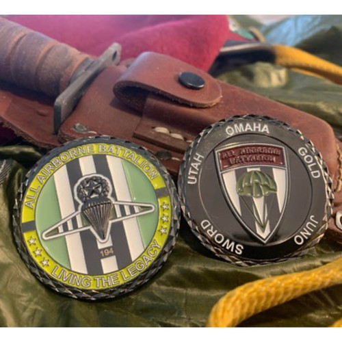 Serialized Team Challenge Coin | All Airborne Battali