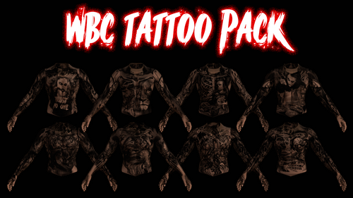 WBC Tattoo Pack V1 | Whiteboyz Customz LLC