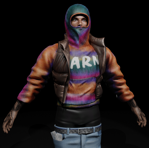 Ski Mask Puffer | Whiteboyz Customz LLC