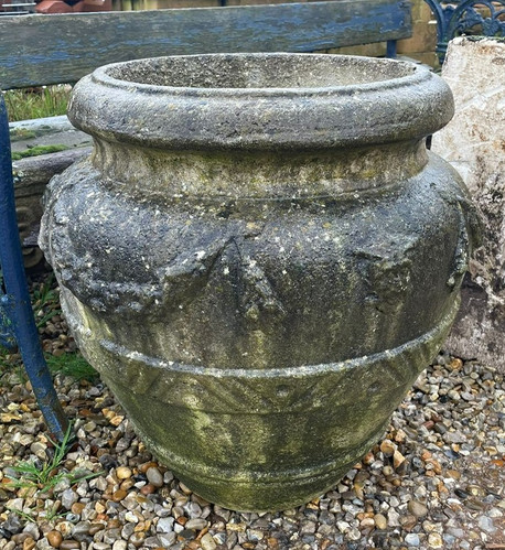 Mid-Century Cast Stone Pot | Norfolk Reclaim