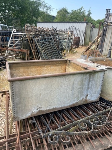 Riveted galvanised tank | Norfolk Reclaim