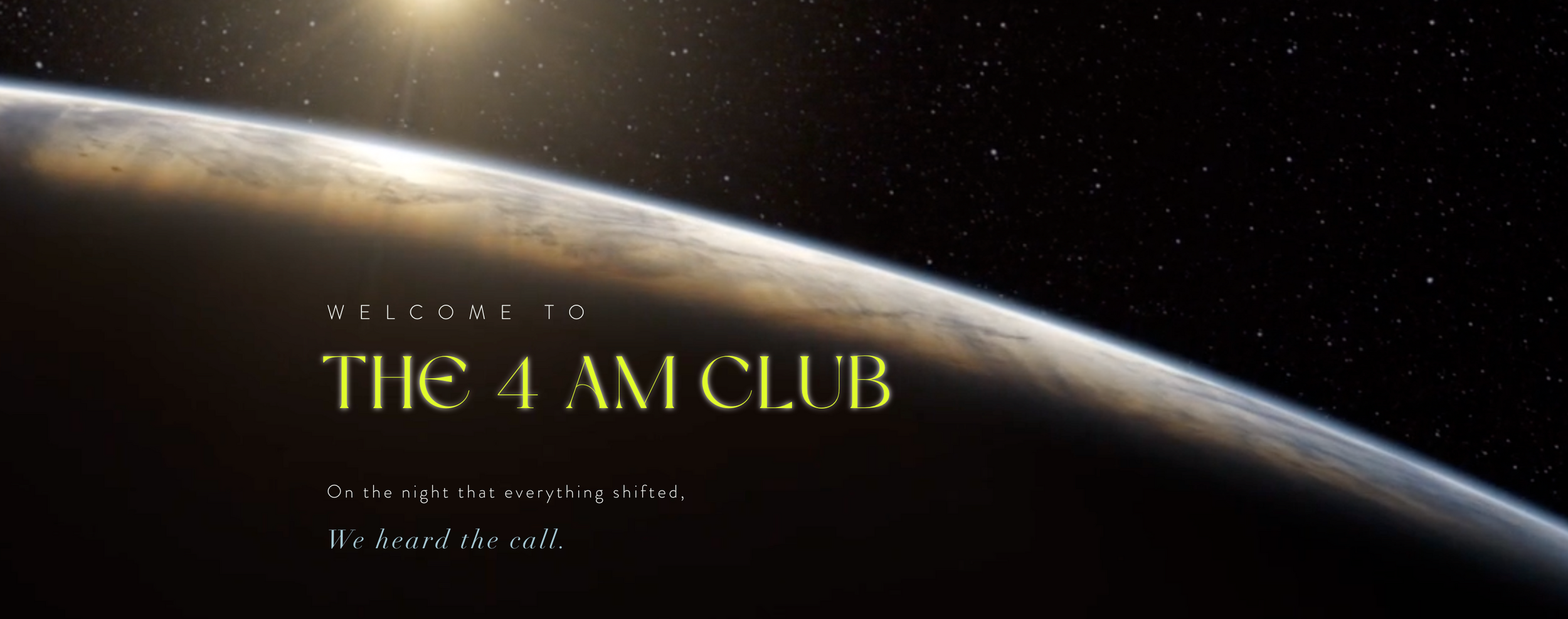 Welcome to the 4 a.m. Club with Gia Prism