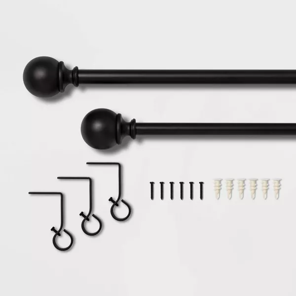 Ball Curtain Rod - Threshold™ 36-66" | Grace Thrift Store