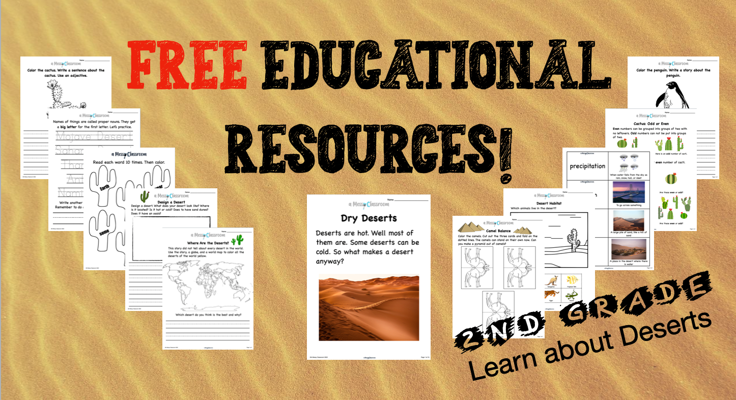 Dry Deserts | A Messy Classroom