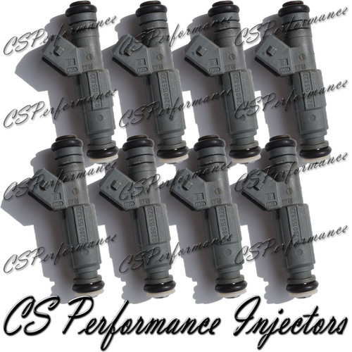 OEM Bosch Fuel Injectors Set (8) 0280155823 for 99-05 BMW Land Rover 4. ...
