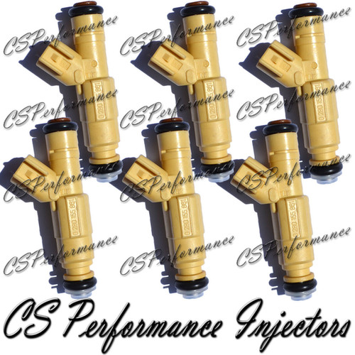 OEM Bosch Fuel Injectors Set (6) 0280155861 for 2000-2002 Mazda Mercury ...