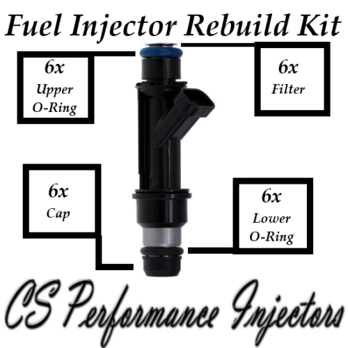 Fuel Injectors Rebuild Repair Kit fits 25313185 for 02-04 Buick Chevy ...