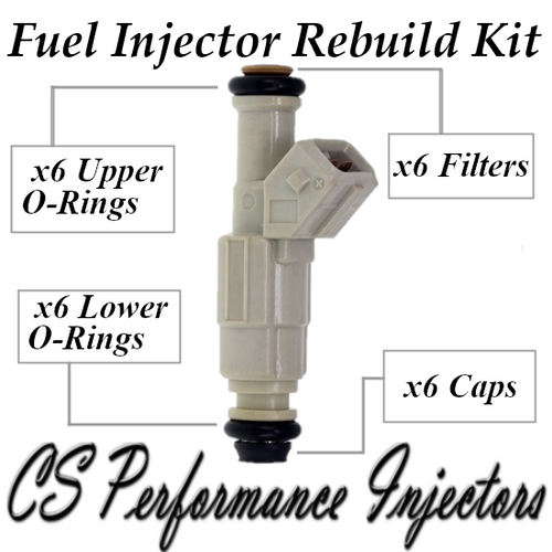 Fuel Injectors Rebuild Repair Kit fits 0280155962 for 98-01 Ford Mazda ...