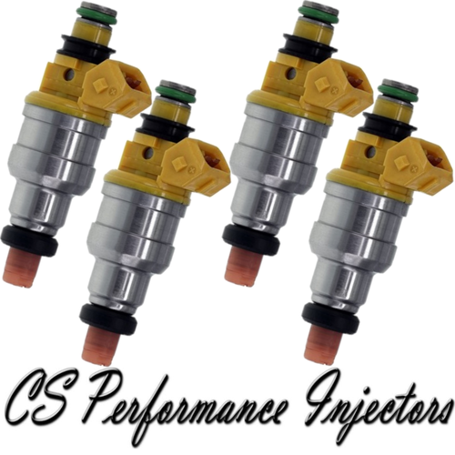 OEM Fuel Injectors Set (4) INP-063 for 1992-1996 Mitsubishi Eagle Colt ...