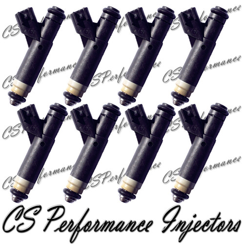 OEM Siemens Fuel Injectors Set (8) 53030842 for 1999-2000 Dodge Jeep 4 ...