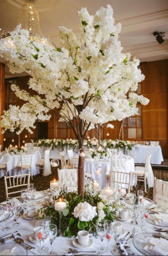 White Blossom 5.6ft table trees | The Whole Sch Bang