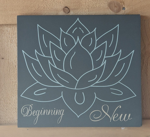 Wooden Beginning New Sign | GallaDesigns
