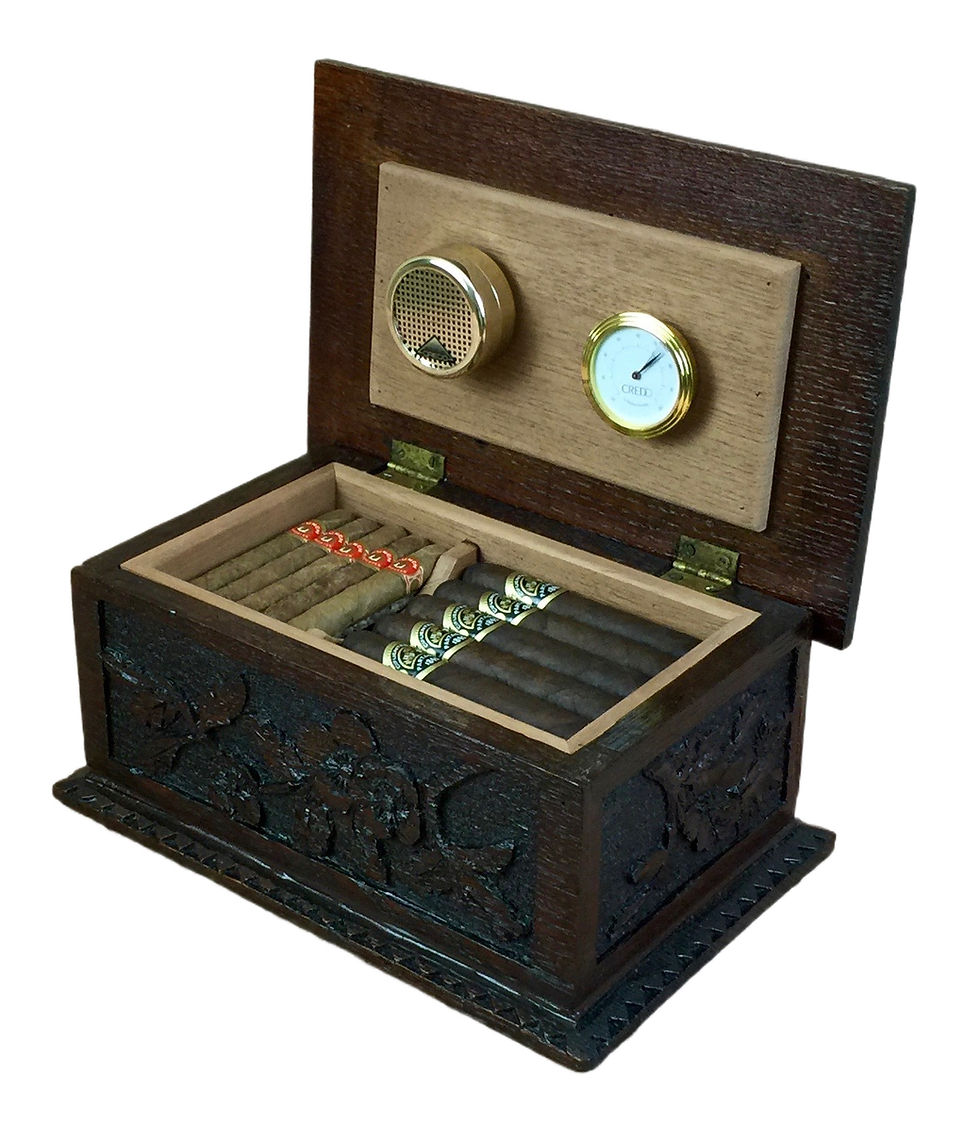 The Antique Humidor Shoppe - Hand-Carved Humidors
