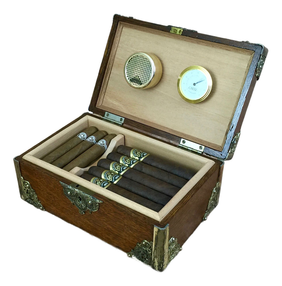 The Antique Humidor Shoppe - "Cigars" Humidors