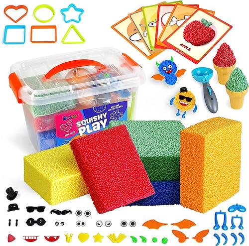 Modeling Clay Foam Beads Play Kit | 淘寶代購 Hapi Fun 童趣遊