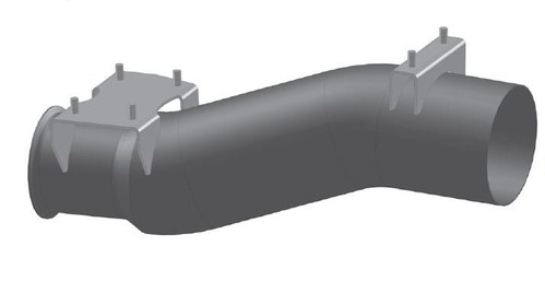 Volvo turbo aluminized elbow | Diesel Master