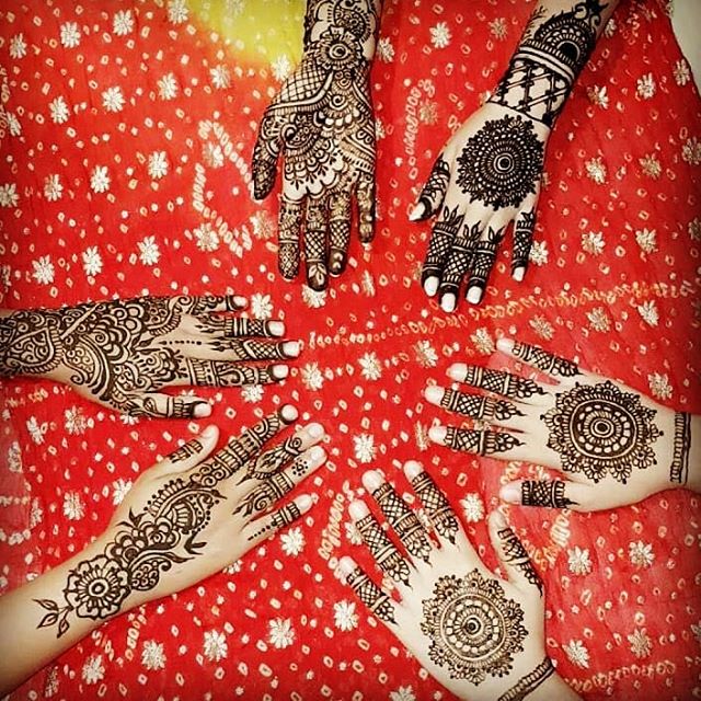 Different types of henna designs