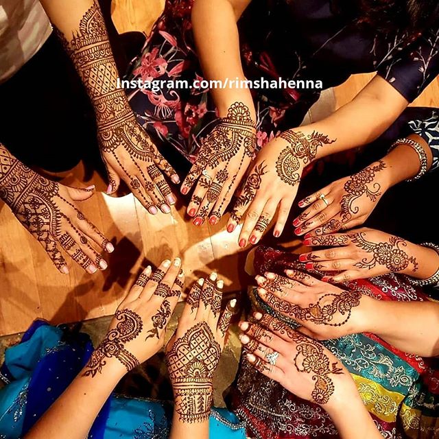Different types of henna designs