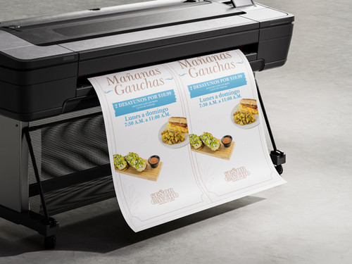 Impresion en banner, vinil adhesivo, microperforado y reflectivo ...