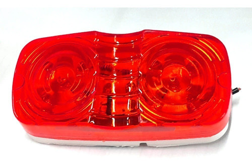 FOCO | FAROL LED LATERAL RECTANGULAR ROJO BIVOLTAJE | RECO CHILE 22