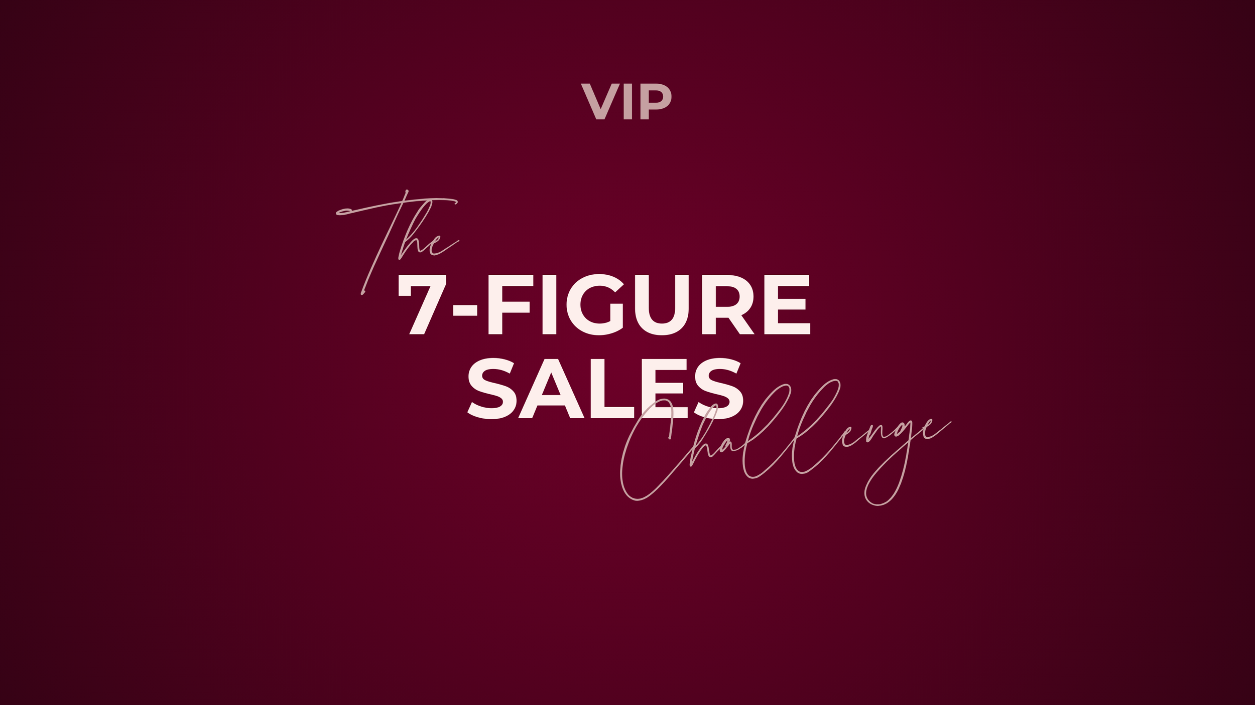 VIP 7-FIGURE SALES CHALLENGE | MARTYNA BOSS