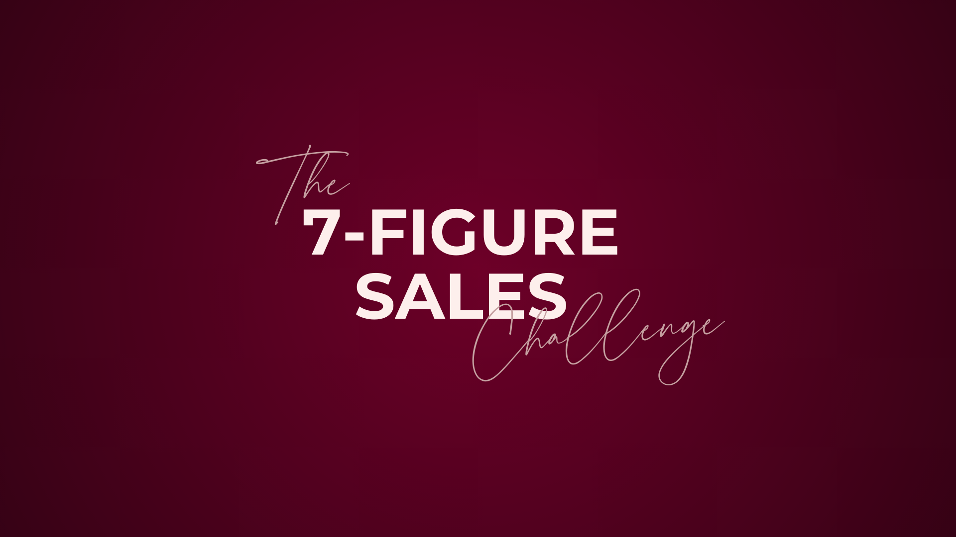 SEVEN-FIGURE OFFER CHALLENGE | MARTYNA BOSS