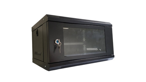 assembled 6U wall mount SPEEDSMOUNT rack cabinet for CCTV recorder ...