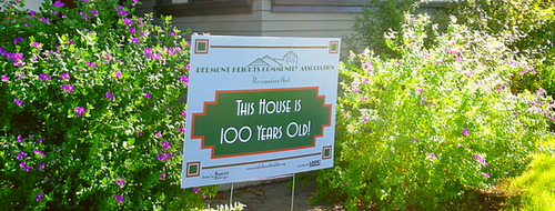 100 Year Old Yard Sign | BHCALB