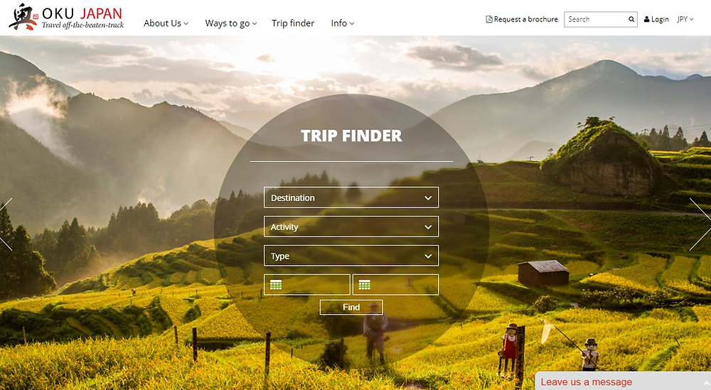 OKU JAPAN: Travel off-the-beaten-track