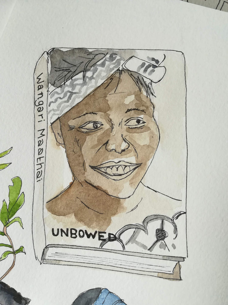 Book Illustrations Project: Wangari Maathai - Unbowed