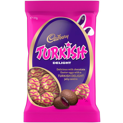 Cadbury Turkish Delight Egg Bag 117g | SENDBIOZ Australie