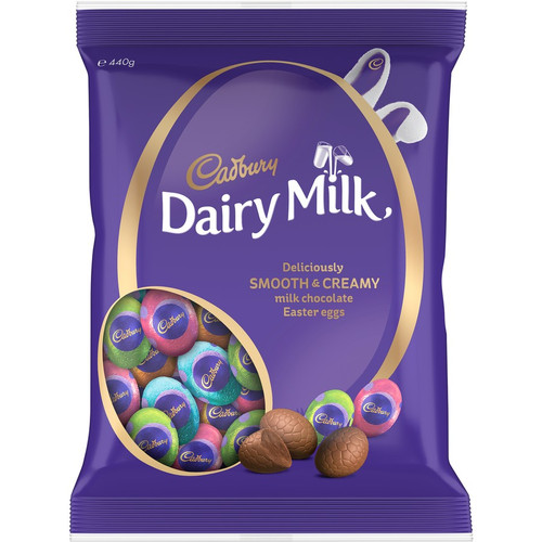 Cadbury Dairy Milk Chocolate Solid Easter Eggs - 440g | SENDBIOZ Australie